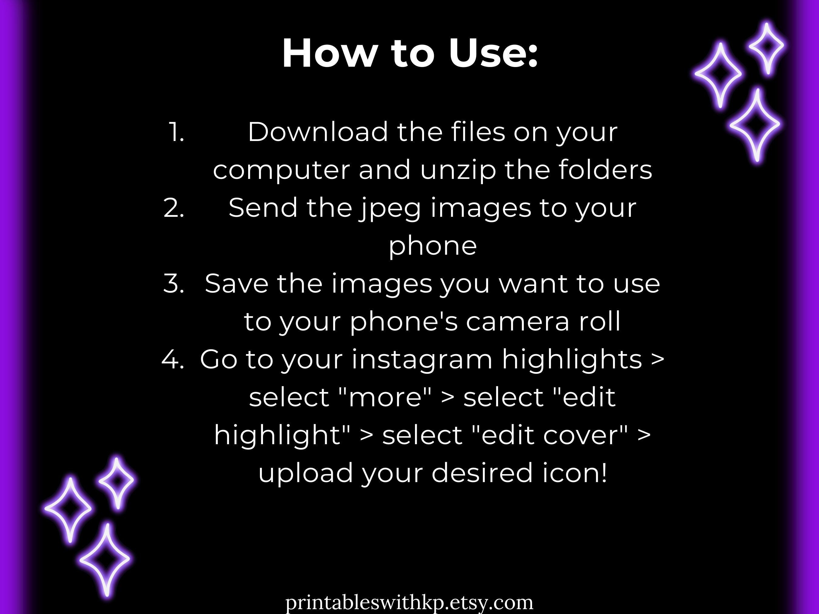 Instagram Highlight Covers Purple | Ig Highlight Covers | Instagram ...