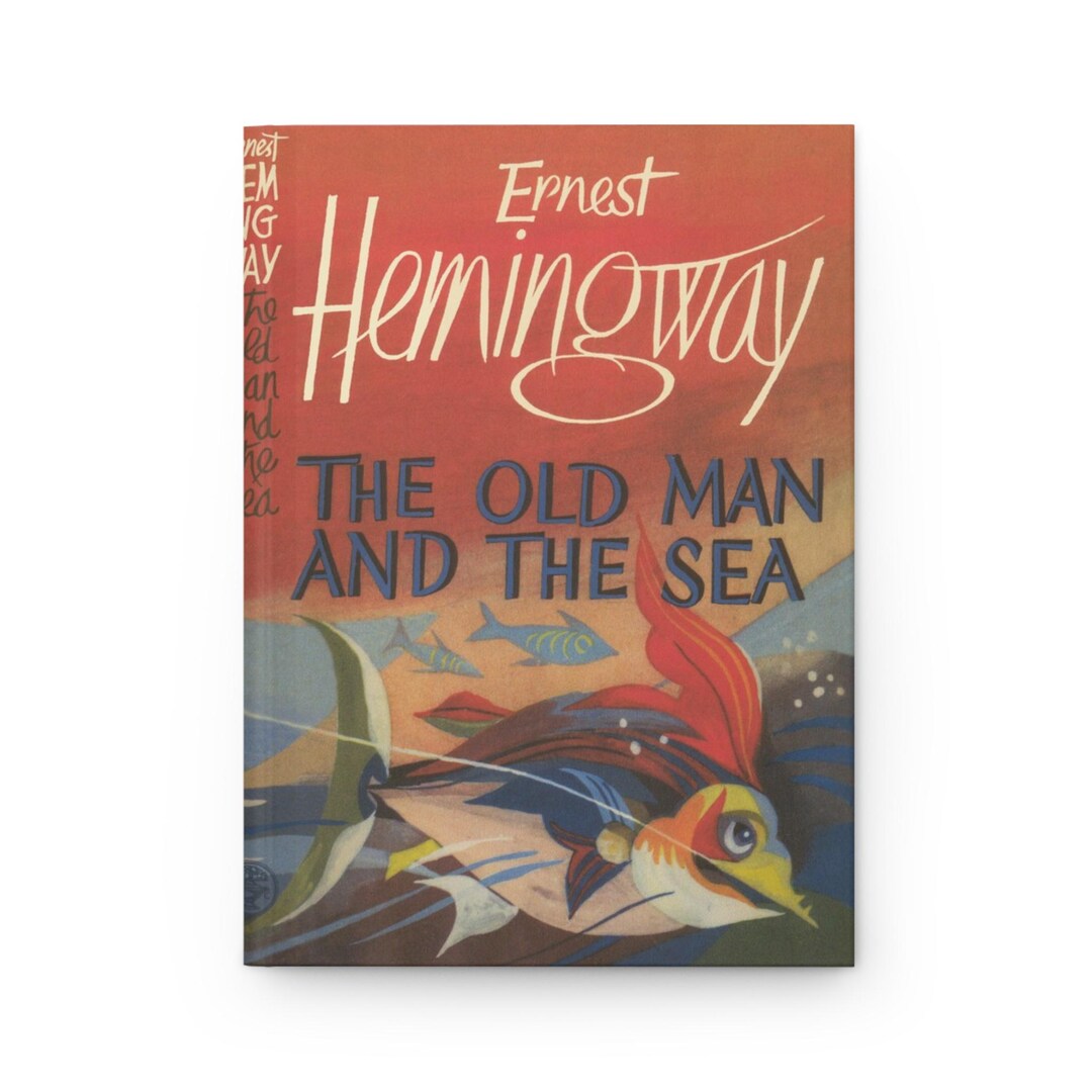 Hardcover Journal, Ernest Hemingway Dust Jacket UK Version, Literary ...