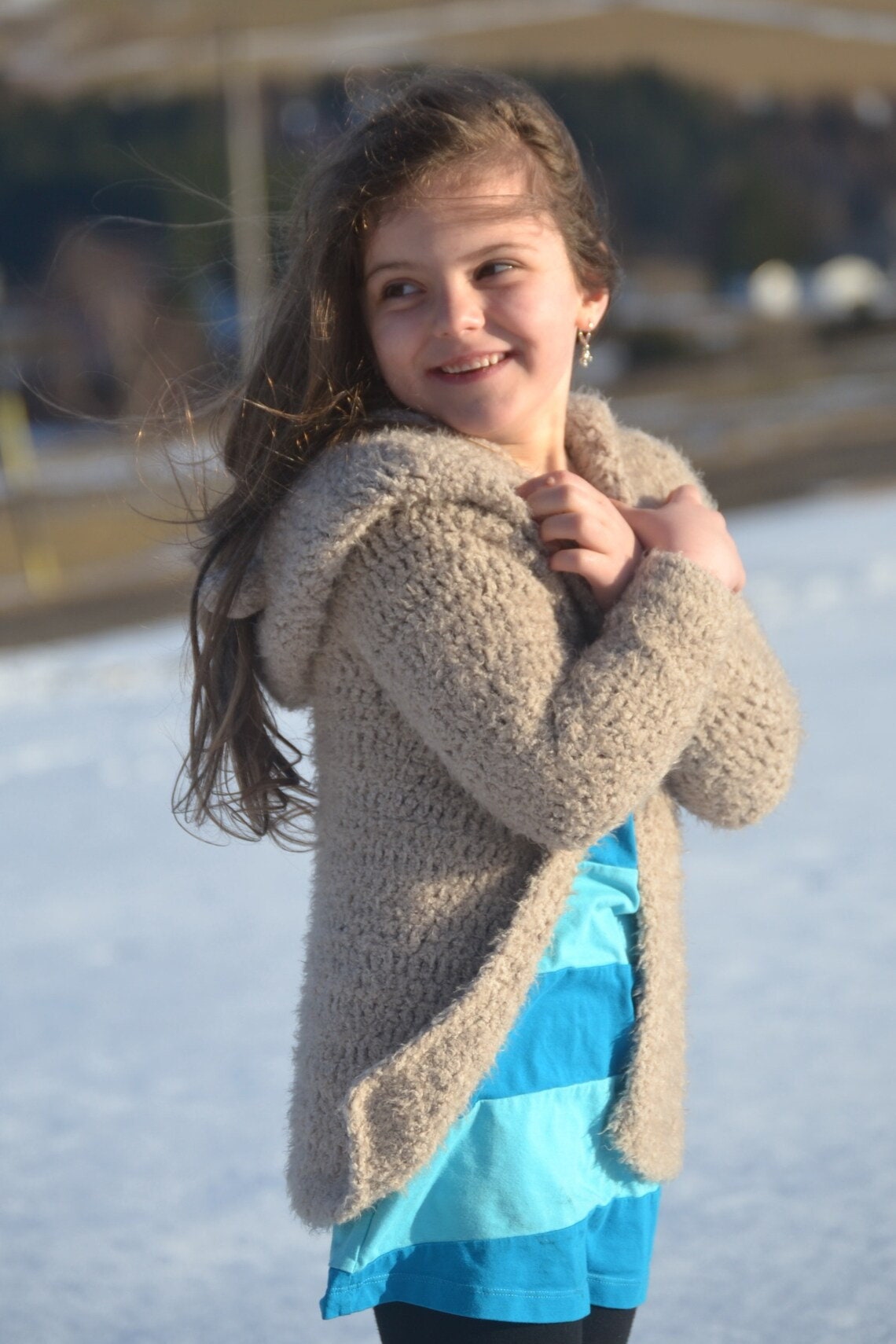 HÄKELANLEITUNG + MELLY + Softmantel, Jacke mit Teddyohren, Baby 50/52 ...