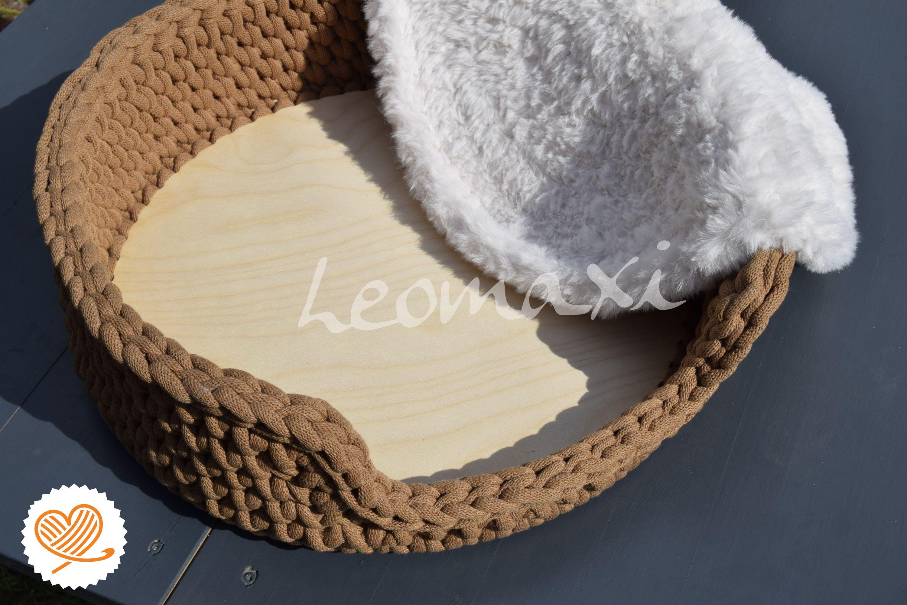 Crochet Pattern + Leo + Cat Basket, Dog Basket, Cat Bed, Crochet Basket ...