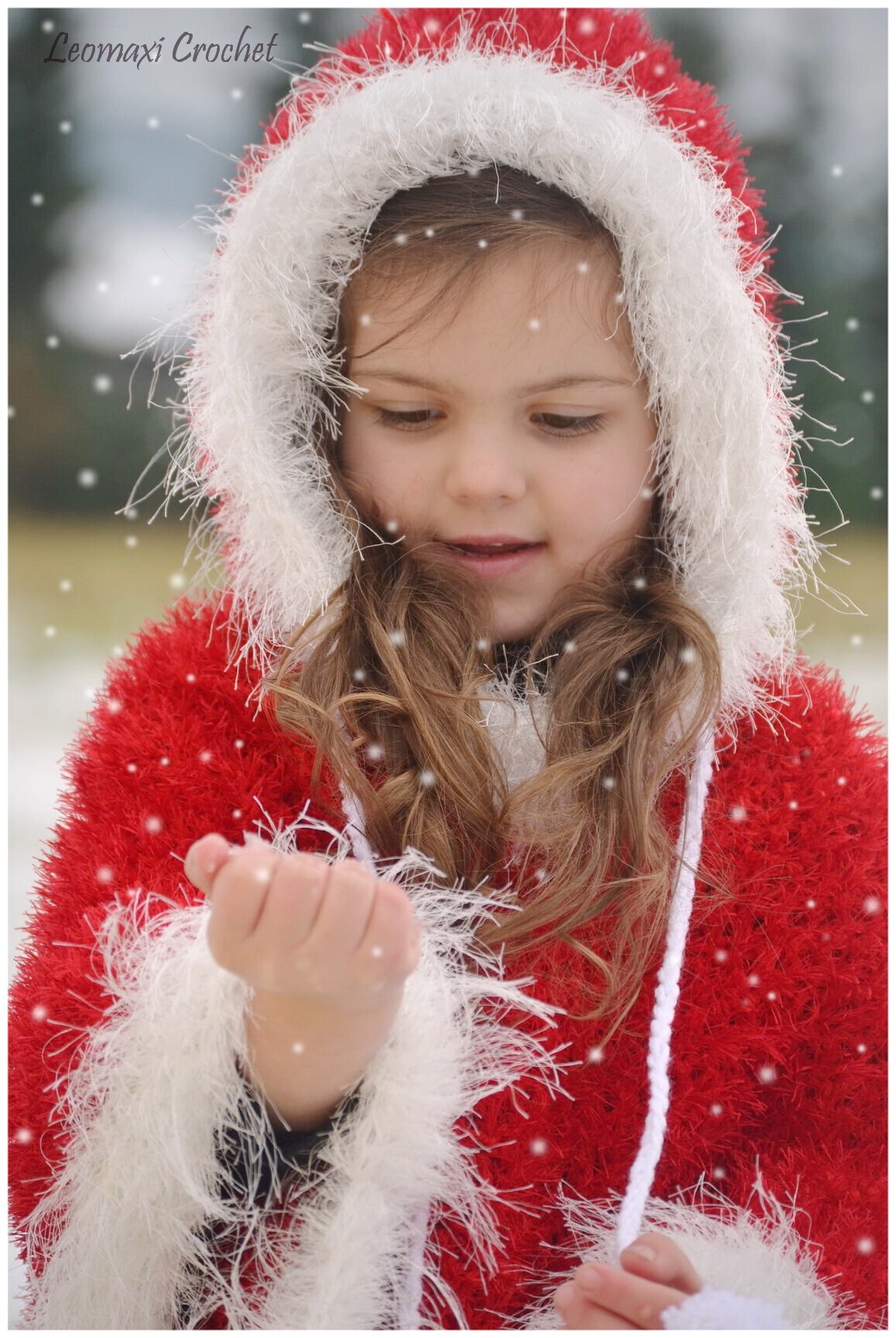HÄKELANLEITUNG 2 in 1 + SANTA PONCHO + und Eisprinzessin häkeln ...