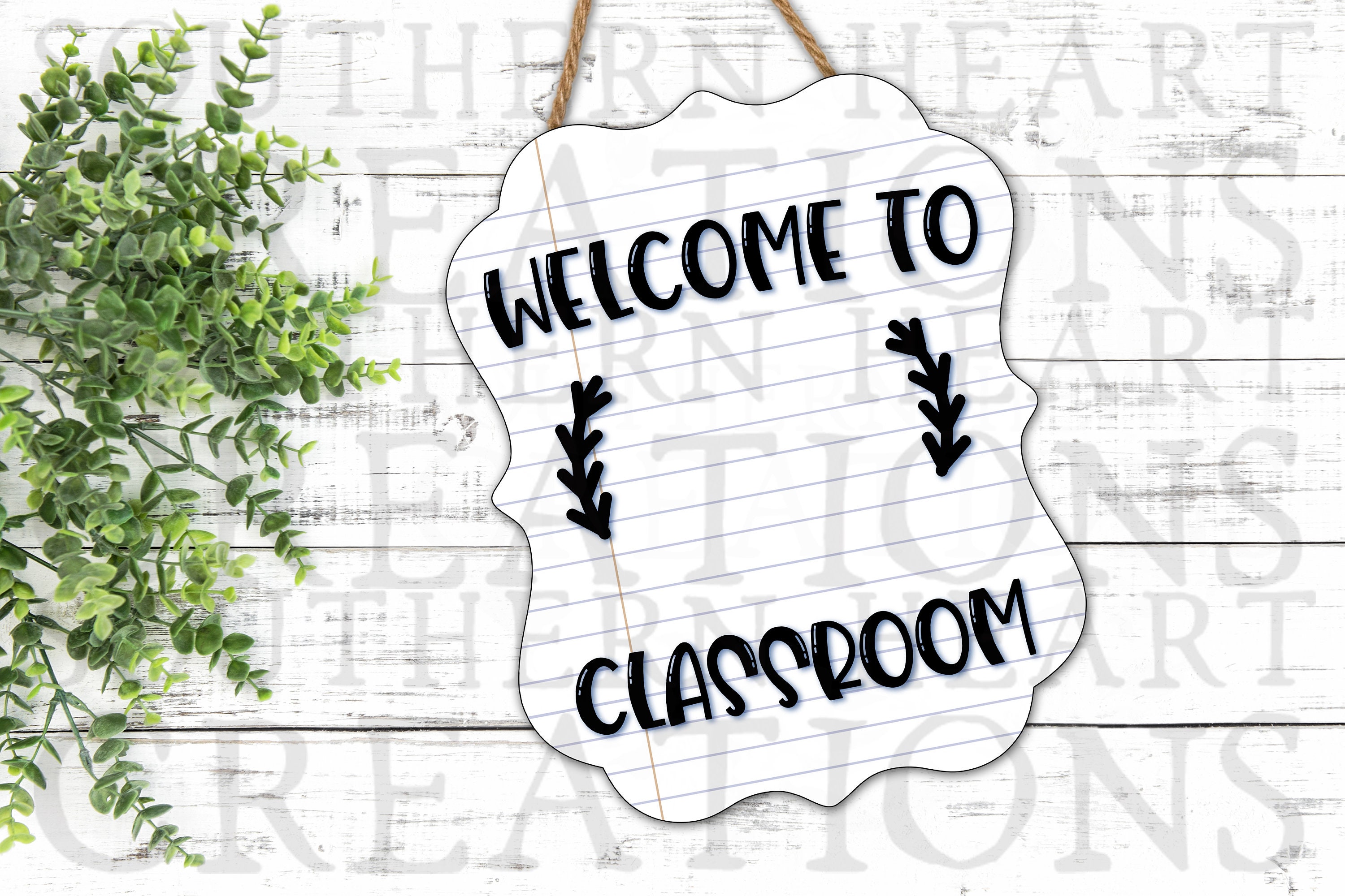 Classroom Door Hanger PNG Digital File - Etsy