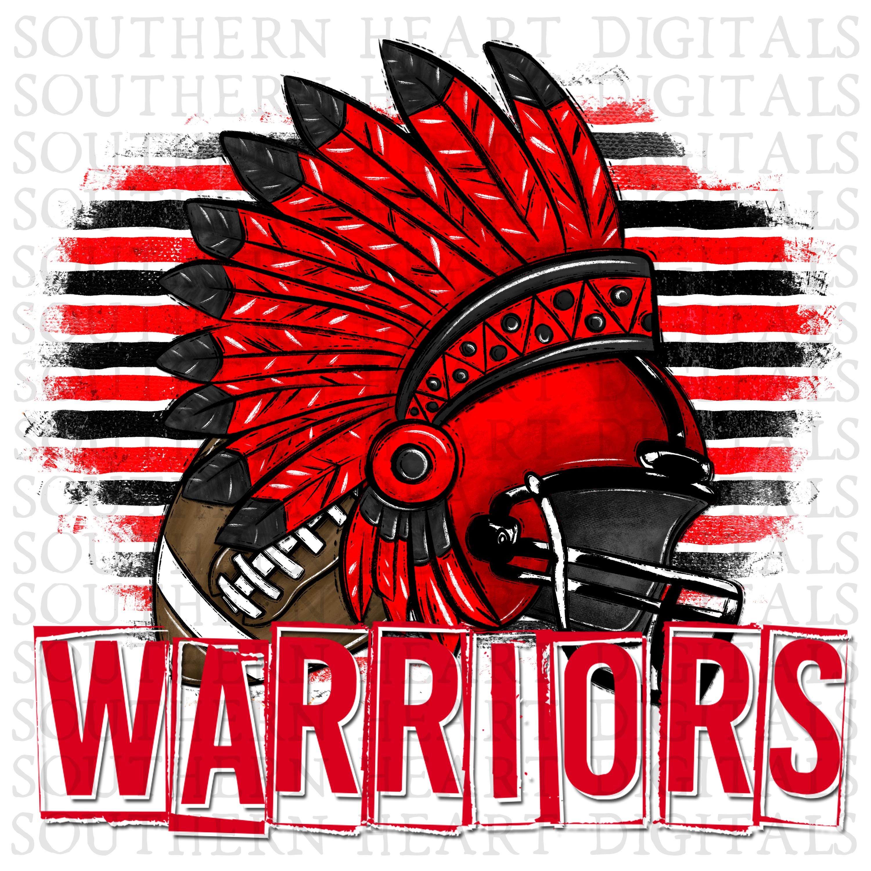 Red and Black Warriors PNG Digital Download - Etsy