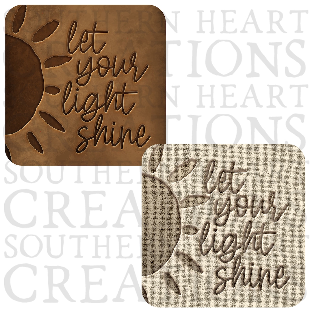 Let Your Light Shine Patch Bundle PNG Digital Download - Etsy