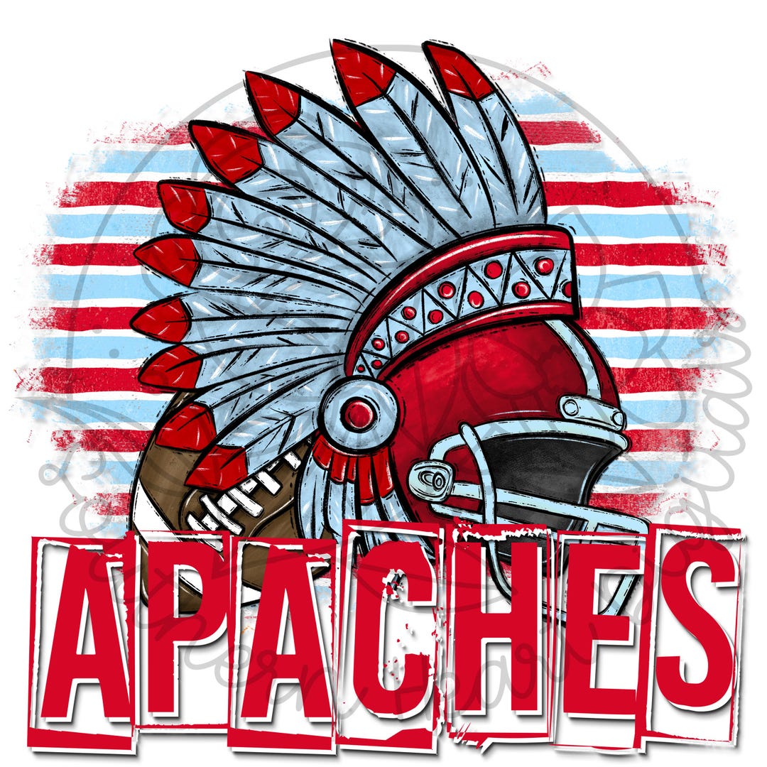 Red and Light Blue Apaches Indians Warriors PNG Digital Download - Etsy
