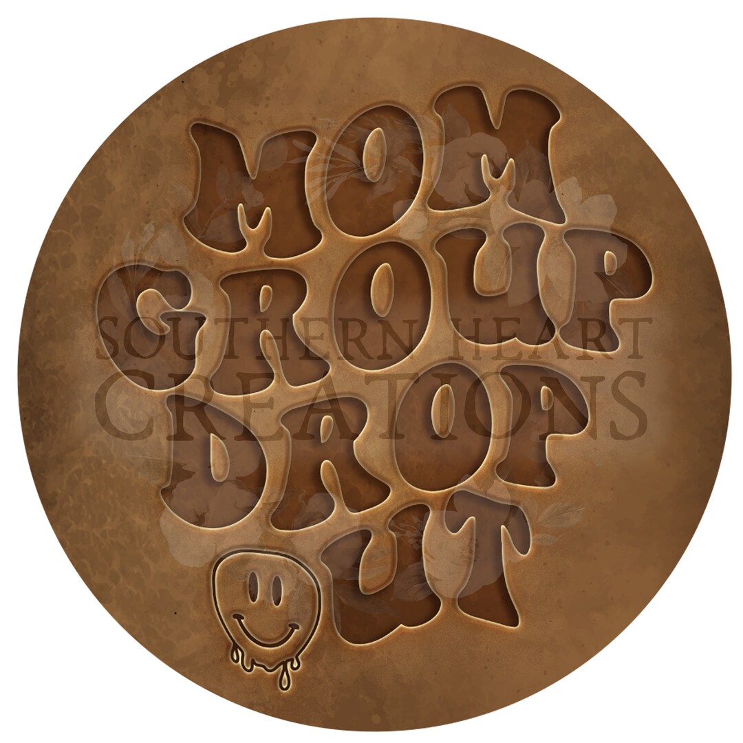 Mom Group Dropout LEATHER PNG Digital Download - Etsy