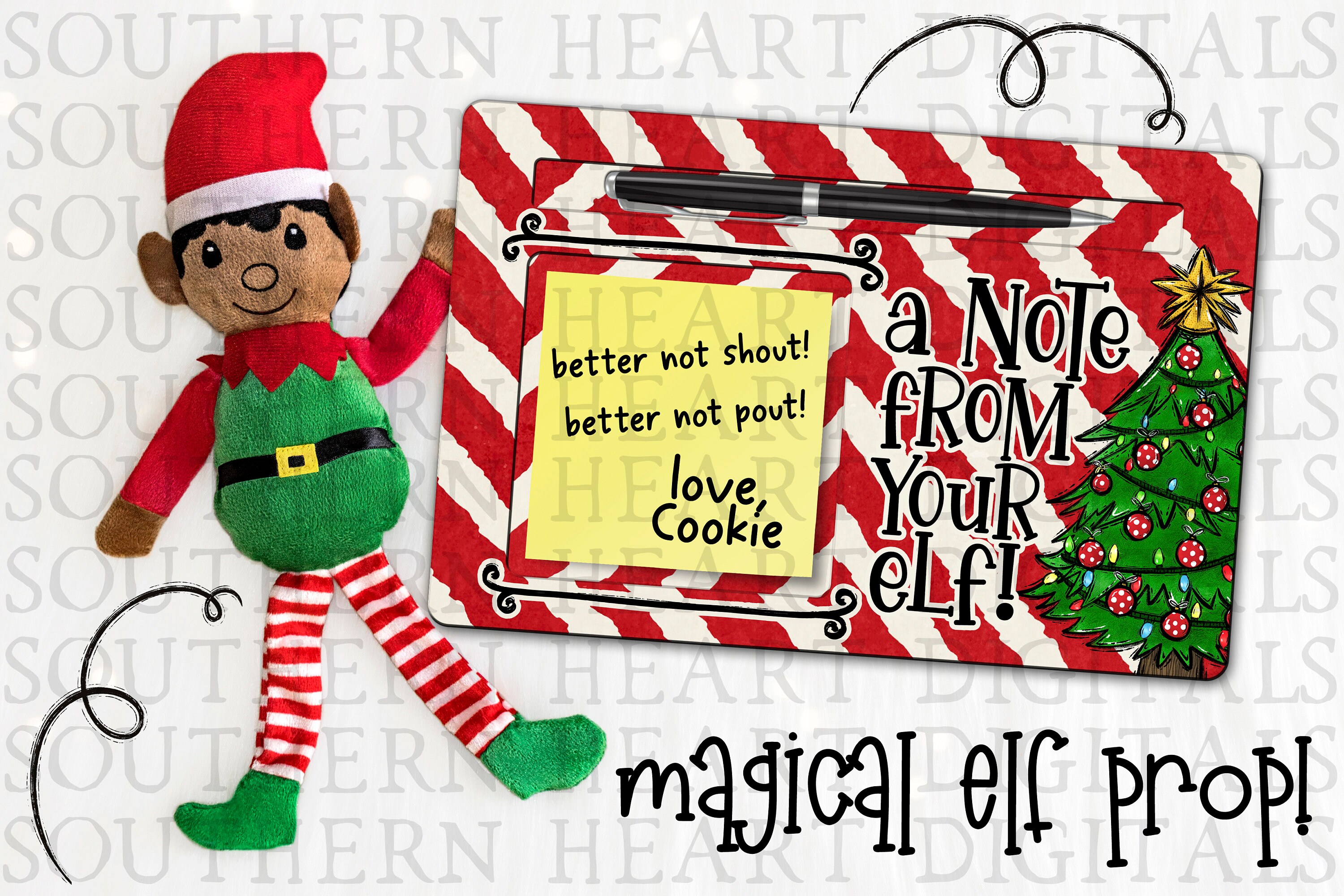 Magical Elf Prop Notepad Holder PNG Digital Download - Etsy