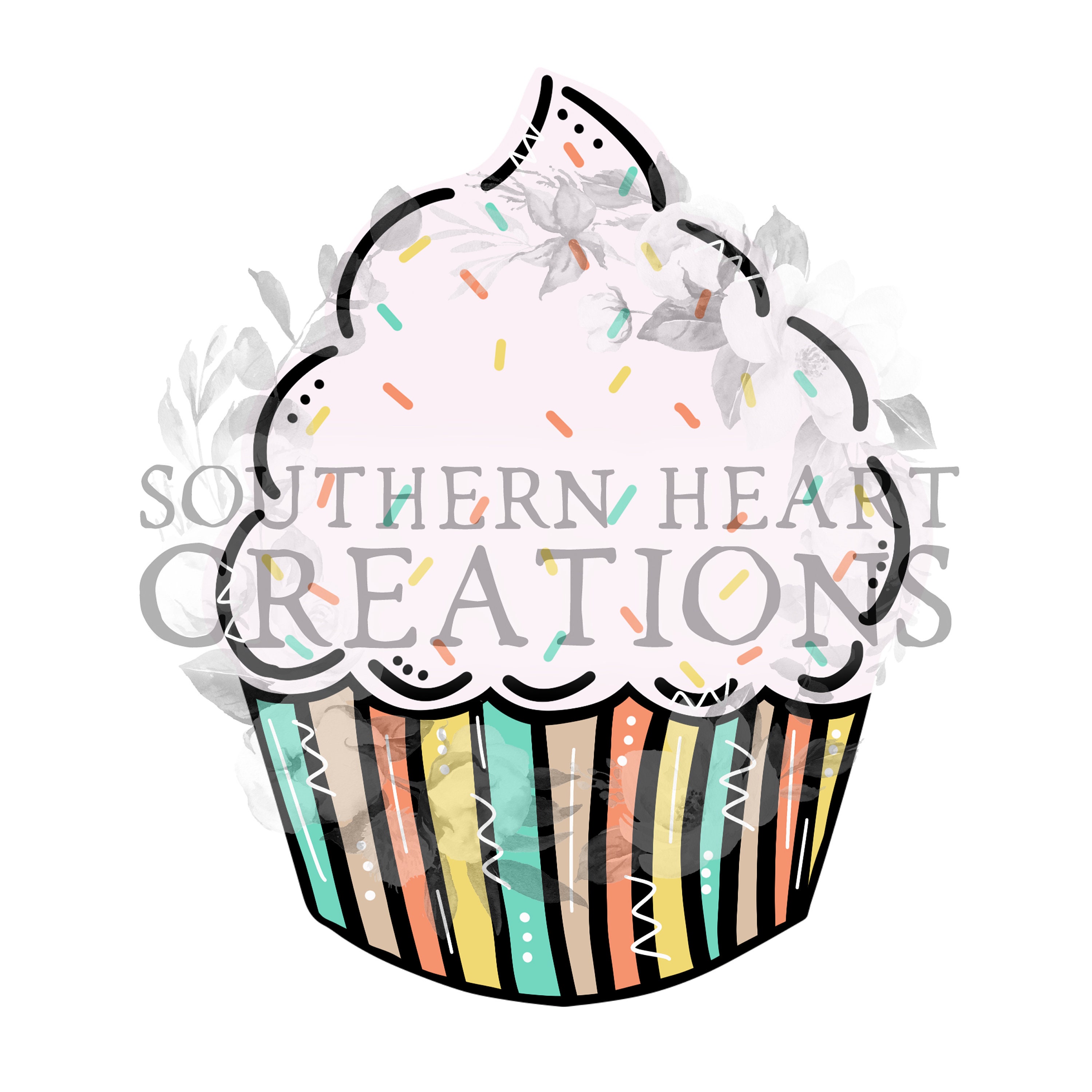 Cupcake Seasonal Attachment PNG Digital File - Etsy