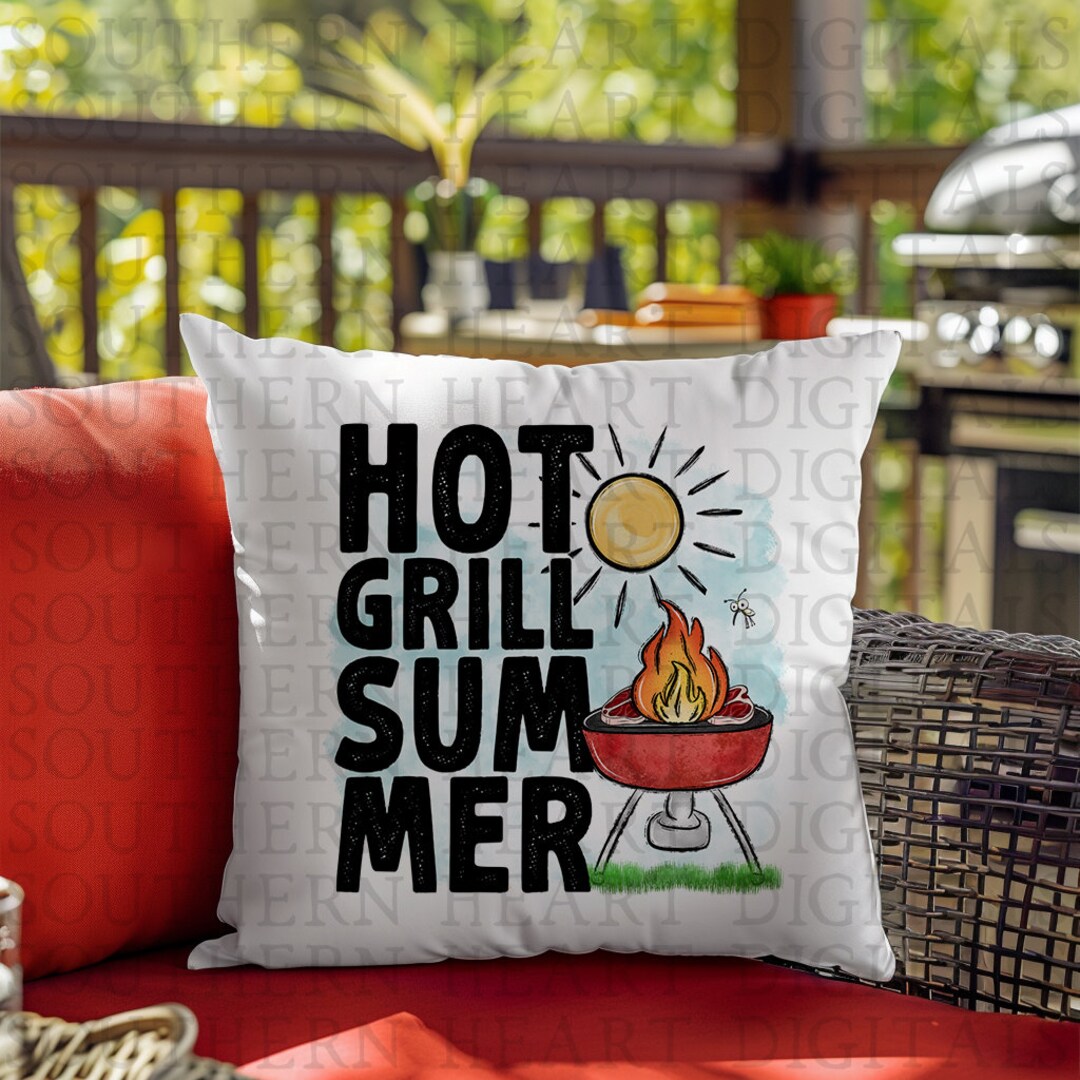 Hot Grill Summer PNG Digital Download - Etsy