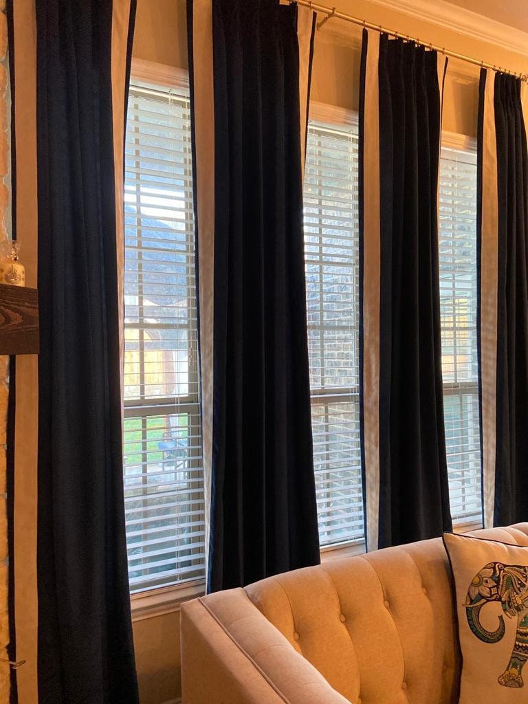 Premium Velvet Curtain, 50 Colors With Solid Velvet Panels, Drapery for ...