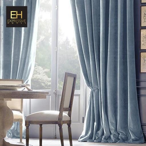 Premium Velvet Curtain, 50 Colors With Solid Velvet Panels, Drapery for ...