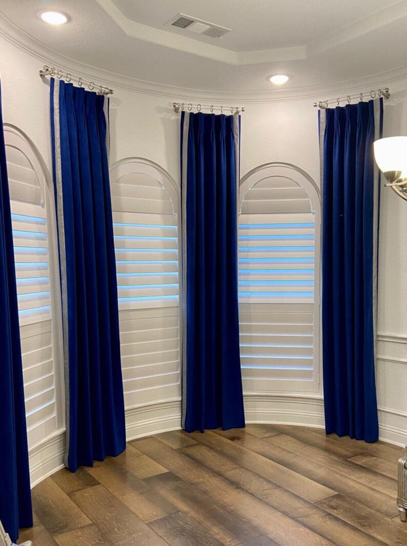 Premium Velvet Curtain, 50 Colors With Solid Velvet Panels, Drapery for ...