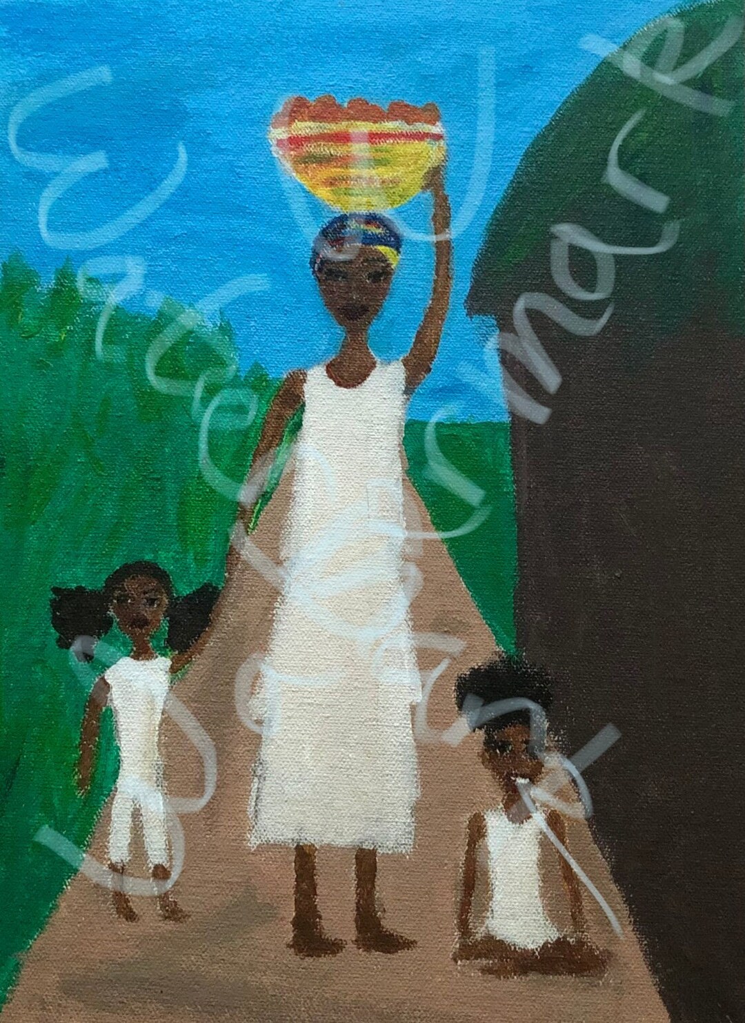 Siya Acrylic Painting Print - Etsy