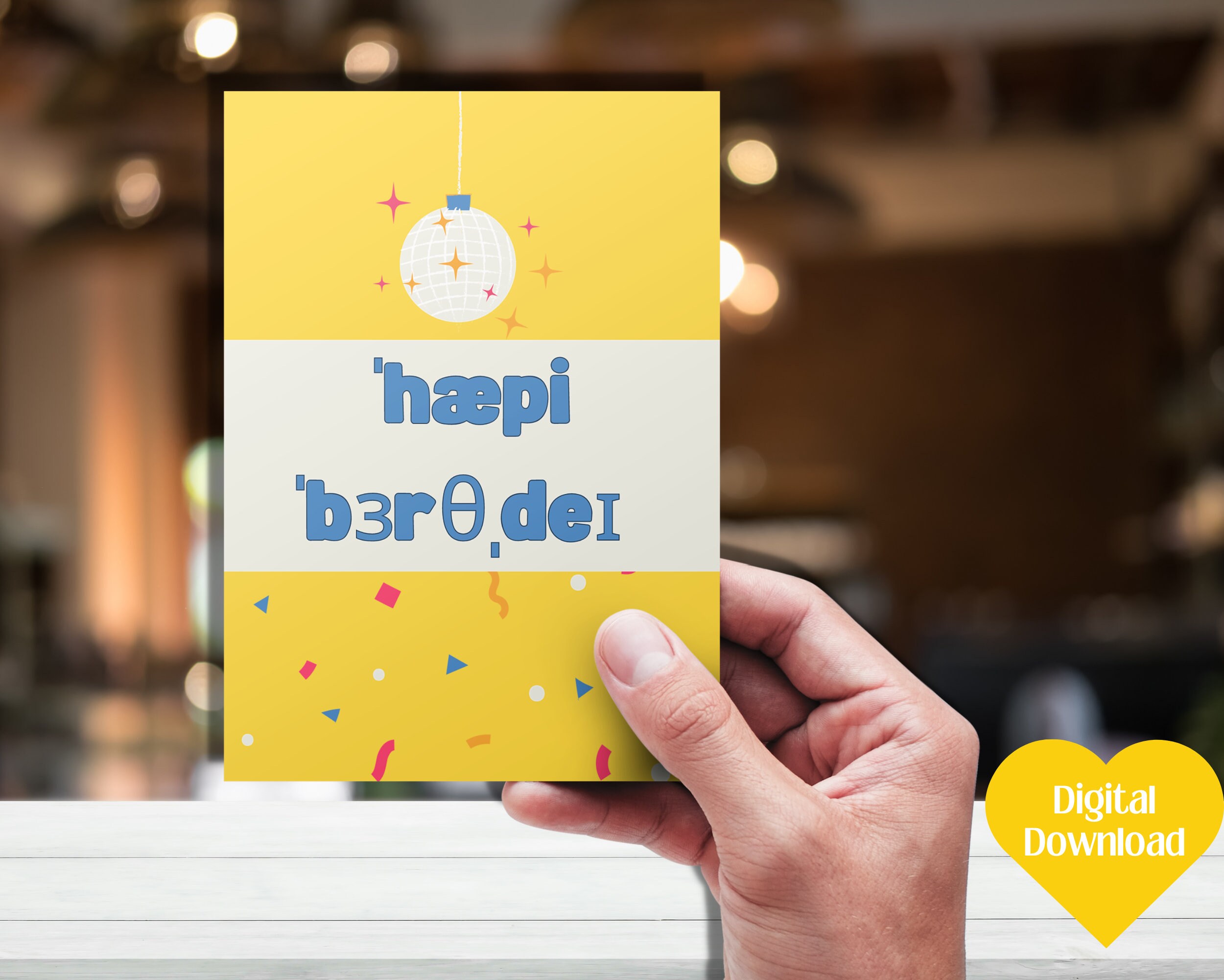 Speech Pathologist Birthday Card Digital Download, 5-pack Speech ...