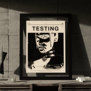 ASAP Rocky testing Album Print, Brutalist & Modern Poster, Mid-century ...