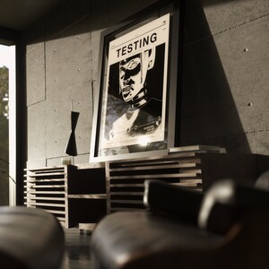 ASAP Rocky testing Album Print, Brutalist & Modern Poster, Mid-century ...