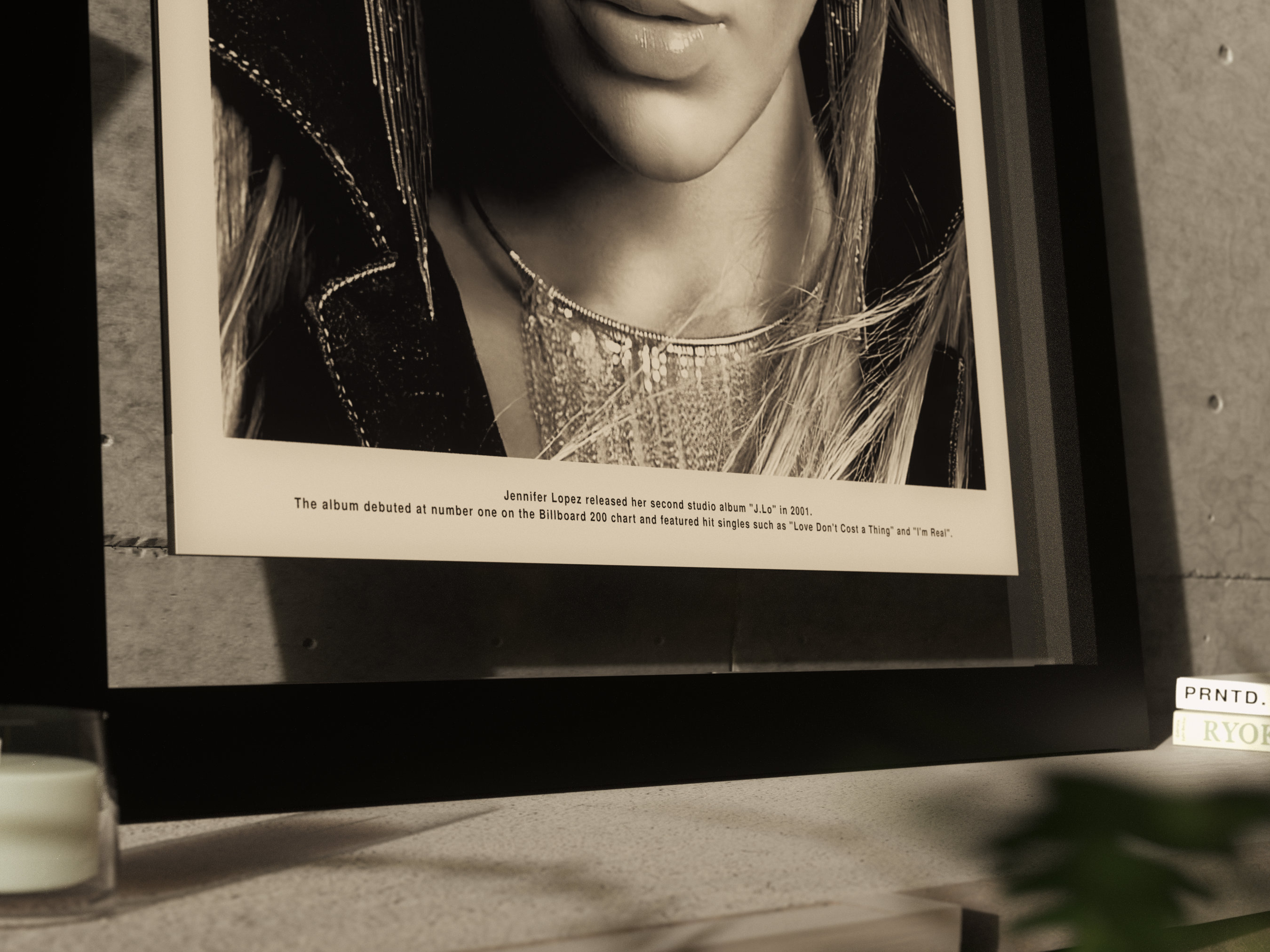 Jennifer Lopez j.lo Modern Poster, Brutalist Album Artwork, Mid-century ...