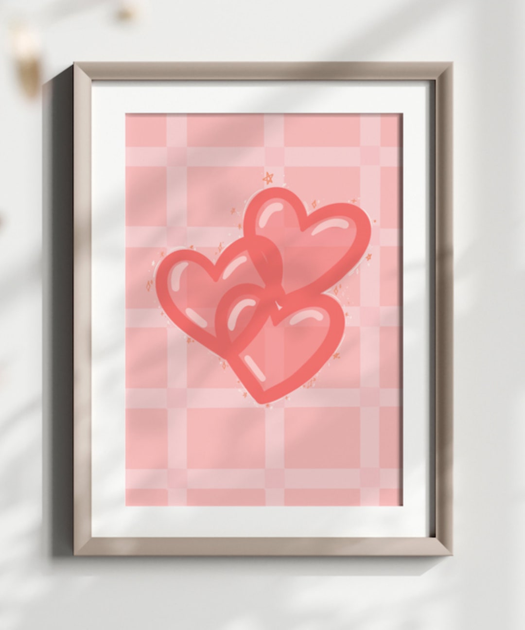 Cute Kawaii Digital Download Art Print, Cute Cozy Wall Art, Lovecore ...