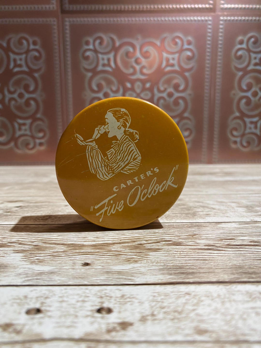 Vintage Carter's Five O'clock Typewriter Ribbon Tin - Etsy