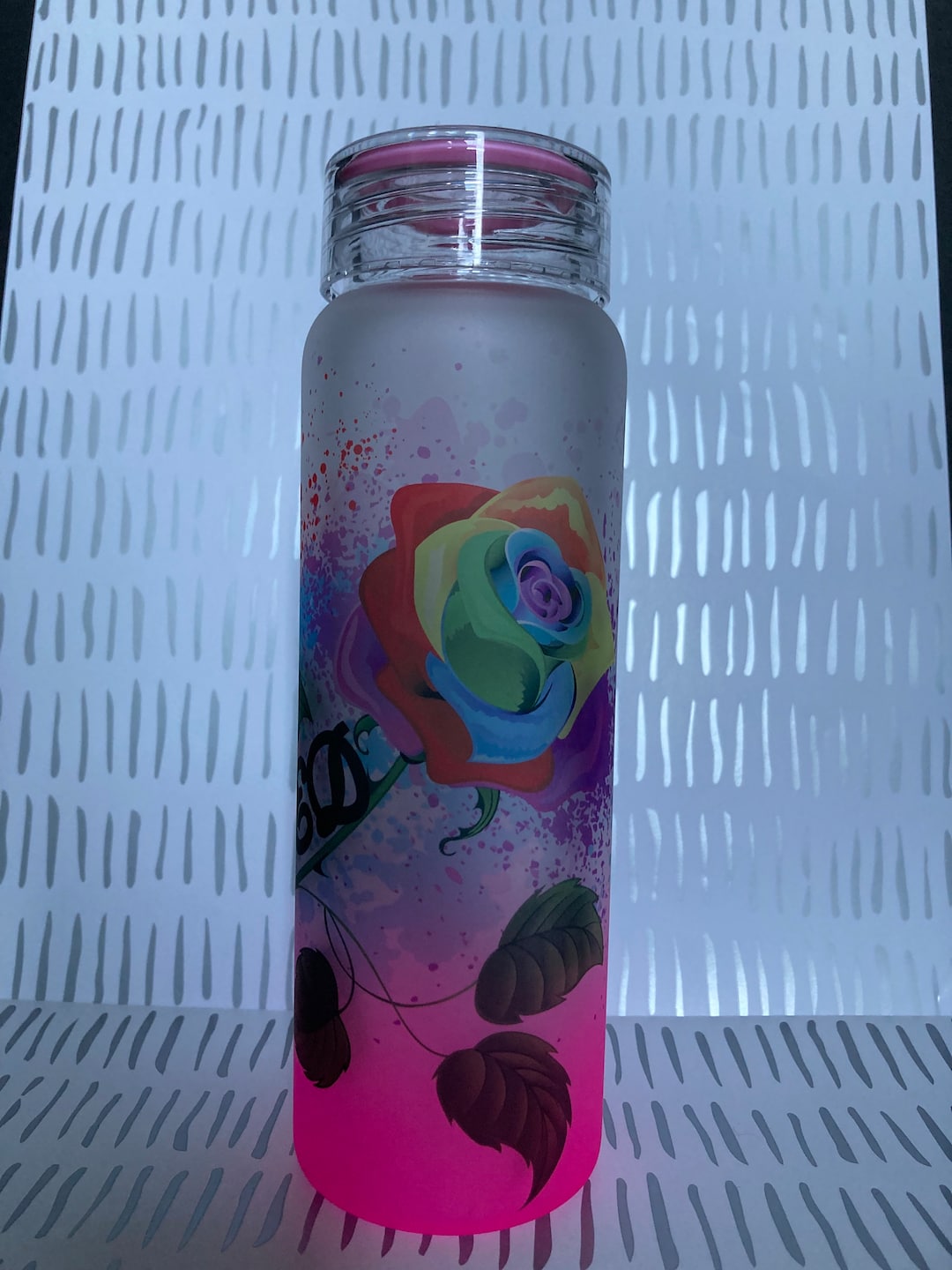 Blessed Frosted Glass Water Bottle Blessed Tumbler for Gym for Work ...