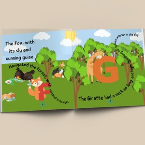 Personalised Children's Book - Animal Alphabet Book for Kids | Fun and ...
