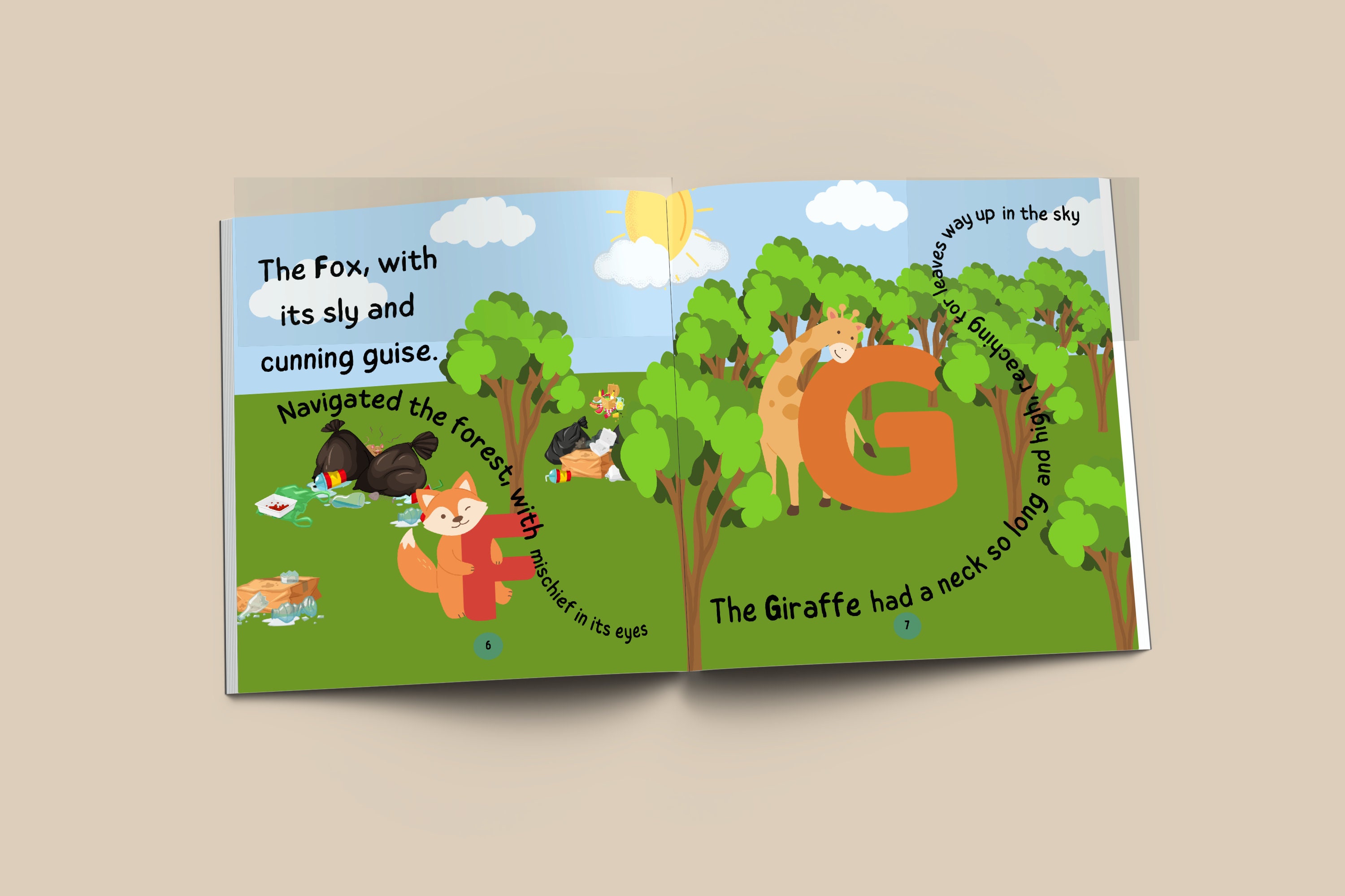 Personalised Children's Book - Animal Alphabet Book for Kids | Fun and ...