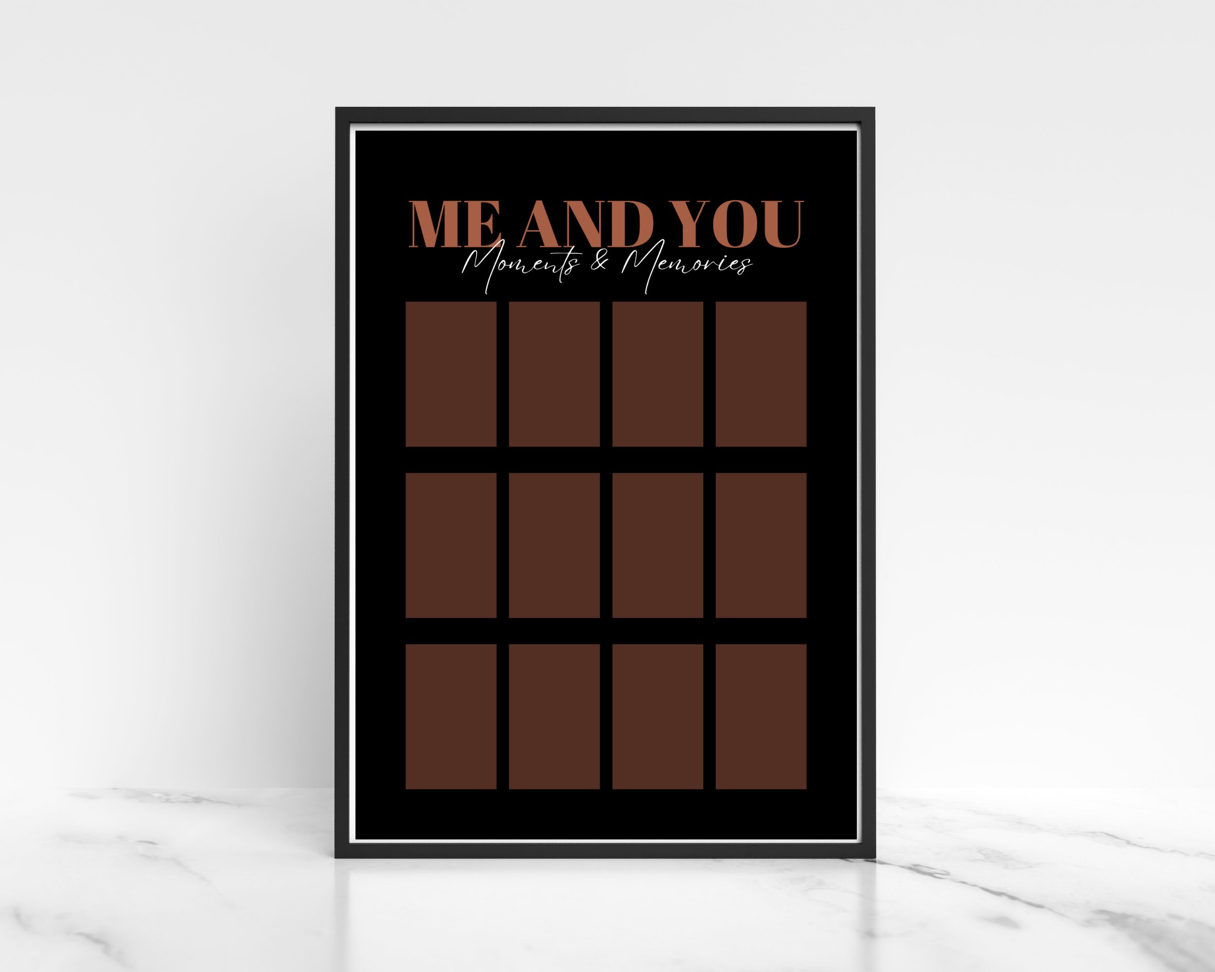 Editable Instax Mini Photo Frame for Photo Album Poster | Digital ...