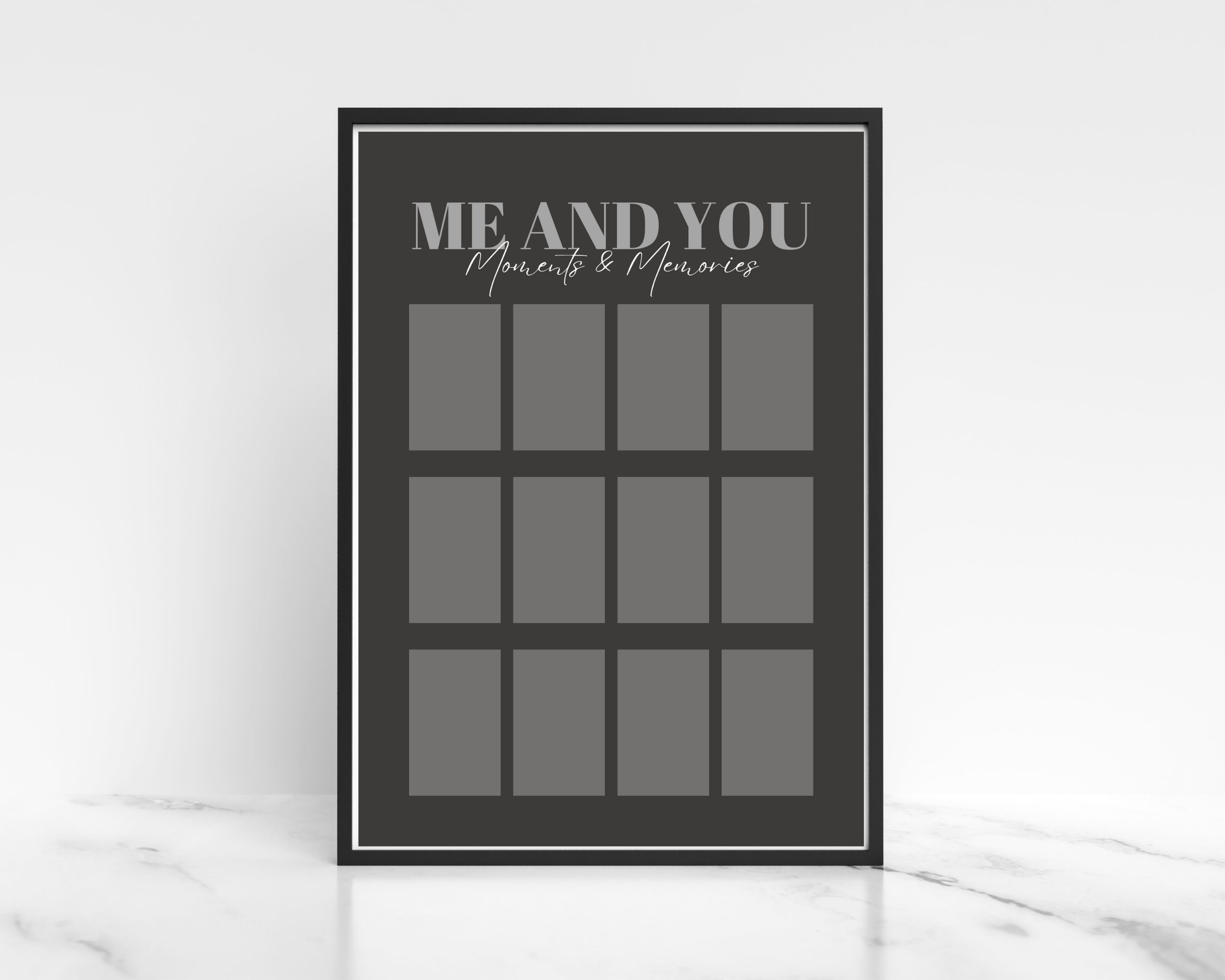 Editable Instax Mini Photo Frame for Photo Album Poster | Digital ...