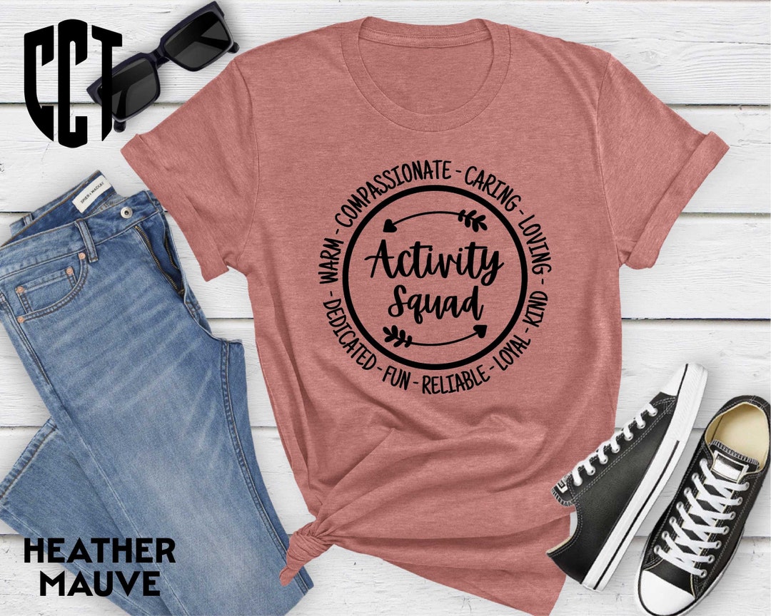 Activity Squad Shirt, Activity Assistant Shirt, Activity Coordinator ...