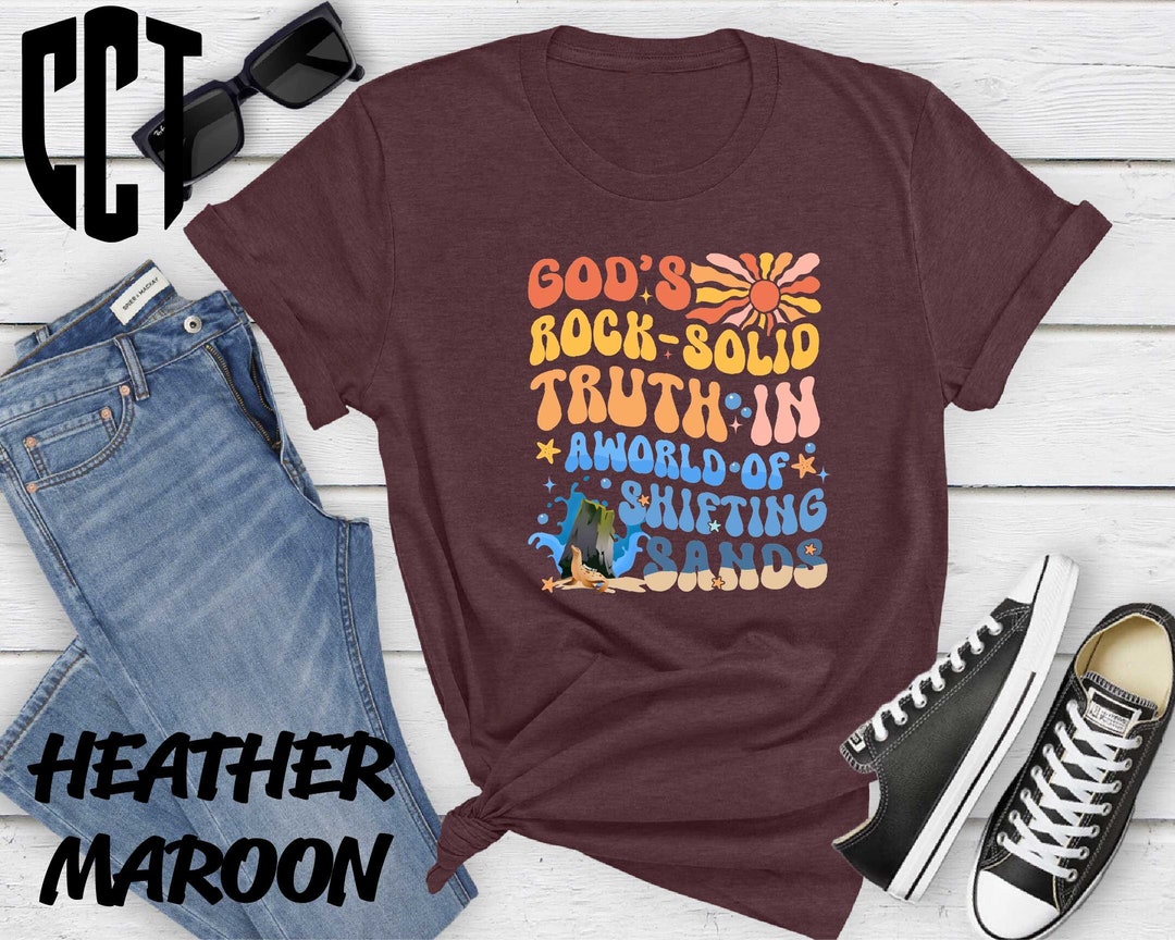 God's Rock-solid Truth in Shirt,beach Vacation Bible School,vbs Crew ...