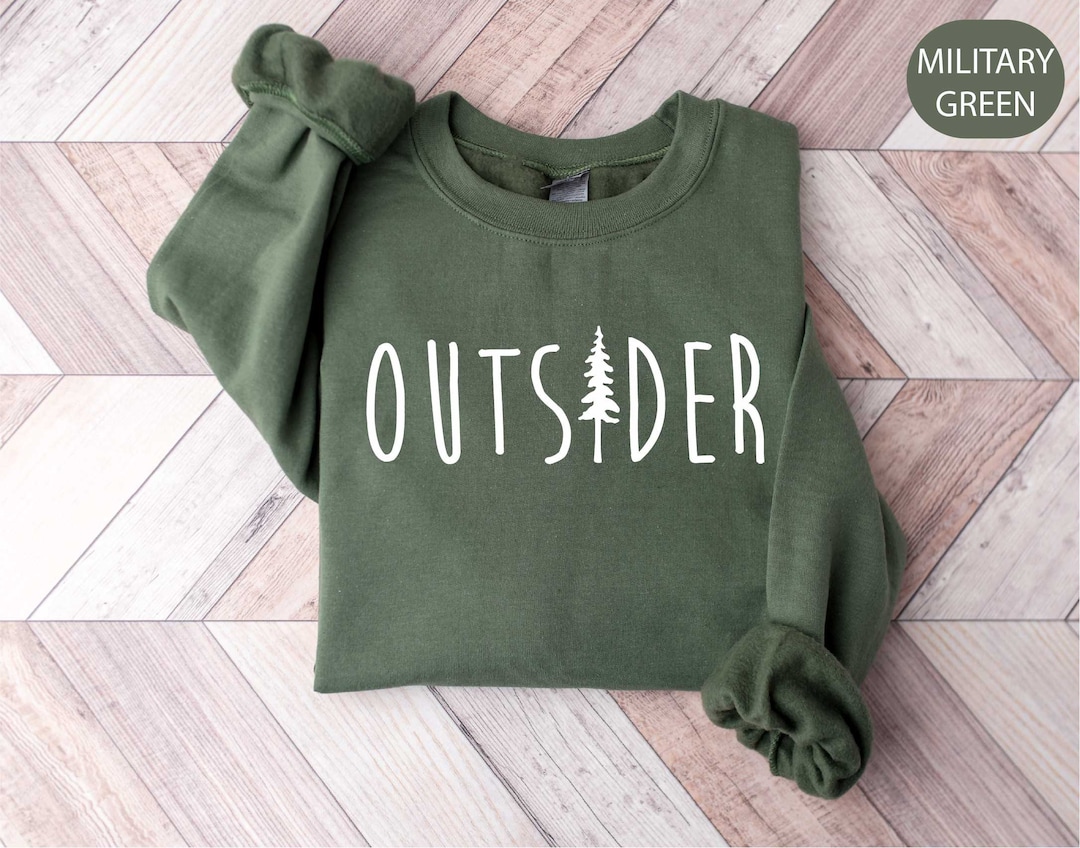 Outsider Sweatshirt, Mountain Sweatshirt, Nature Shirt, Outdoor ...