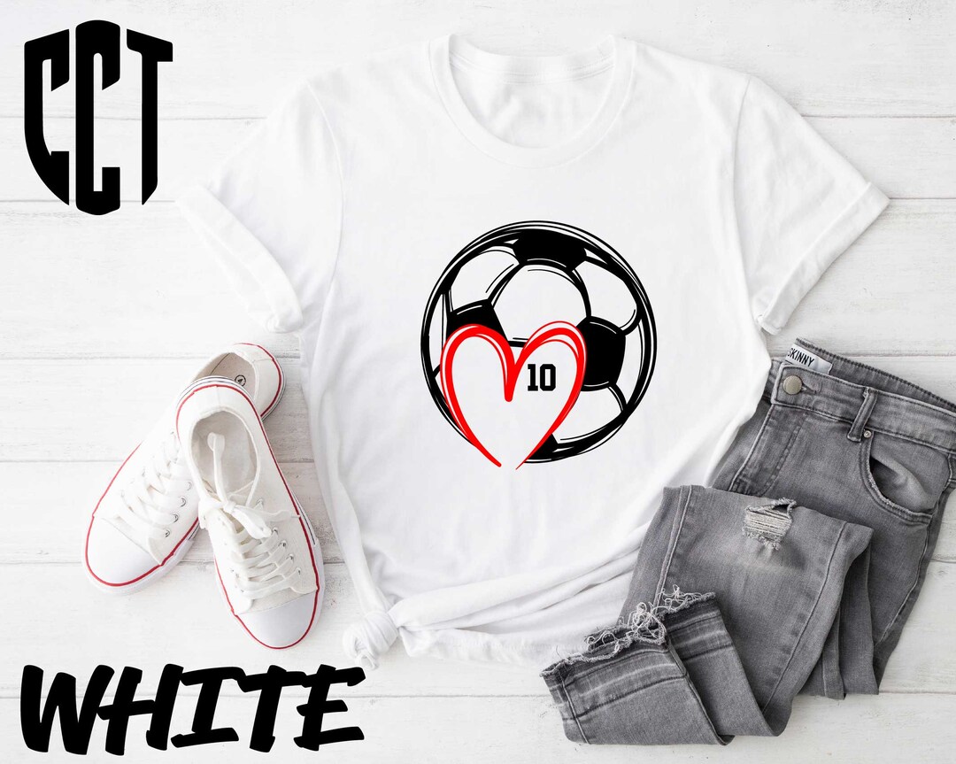 Custom Soccer Number Shirt,soccer Number Outfit,personalized Birthday ...