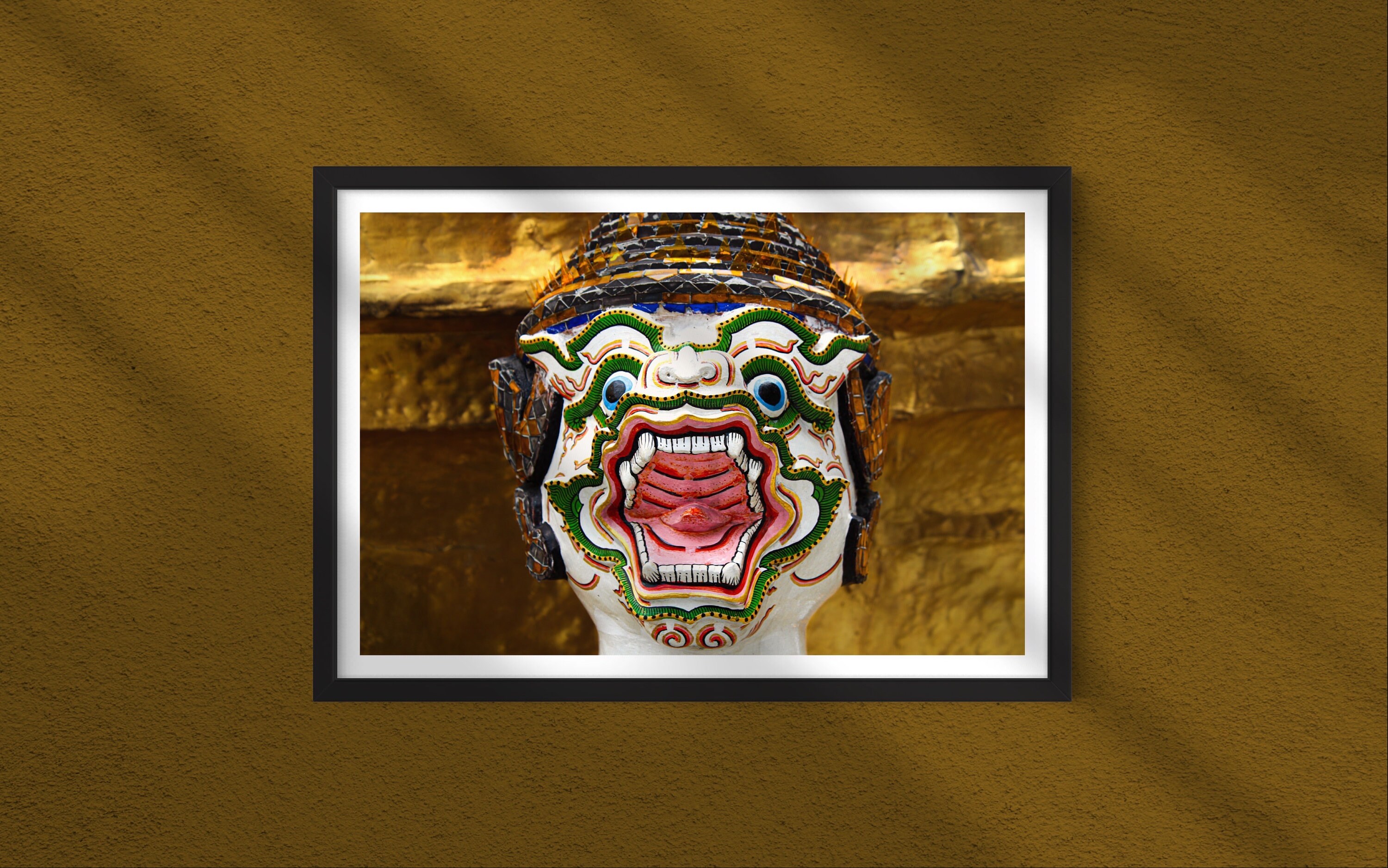 The Grand Palace Statue Satin Poster Bangkok Photography Wall Art - Etsy