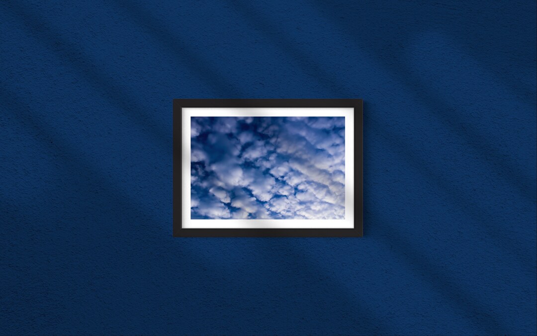 Cloudy Sky Satin Poster Photography Wall Art - Etsy