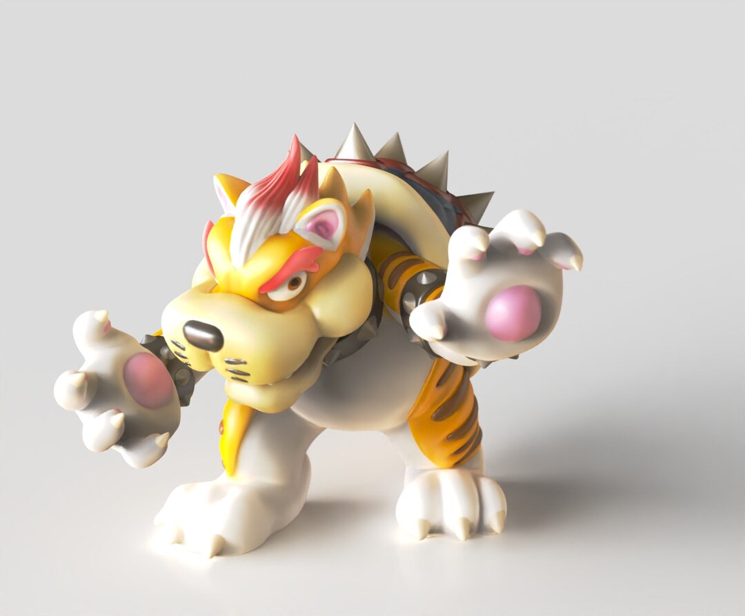 Super Mario: Meowser 3D Printed Large Nintendo Mario Party - Etsy