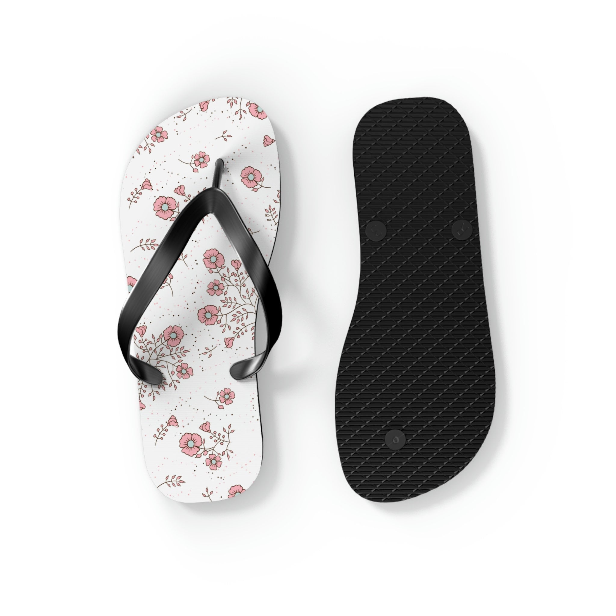 Sakura Flip Flops, Japanese Inspired Floral Sandals for Women, Sakura ...