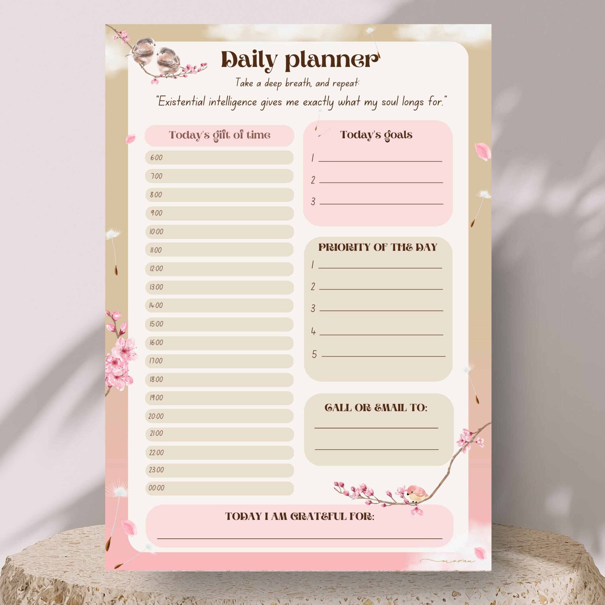 Digital Daily Planner | Printable Planner | Personal Planner |instant ...