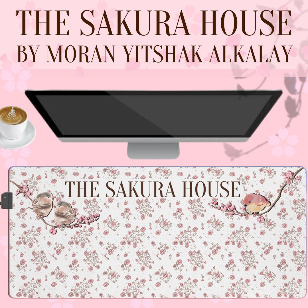 Sakura Glow LED Mouse Pad - Anime Character, Cherry Blossom Design, 14 ...