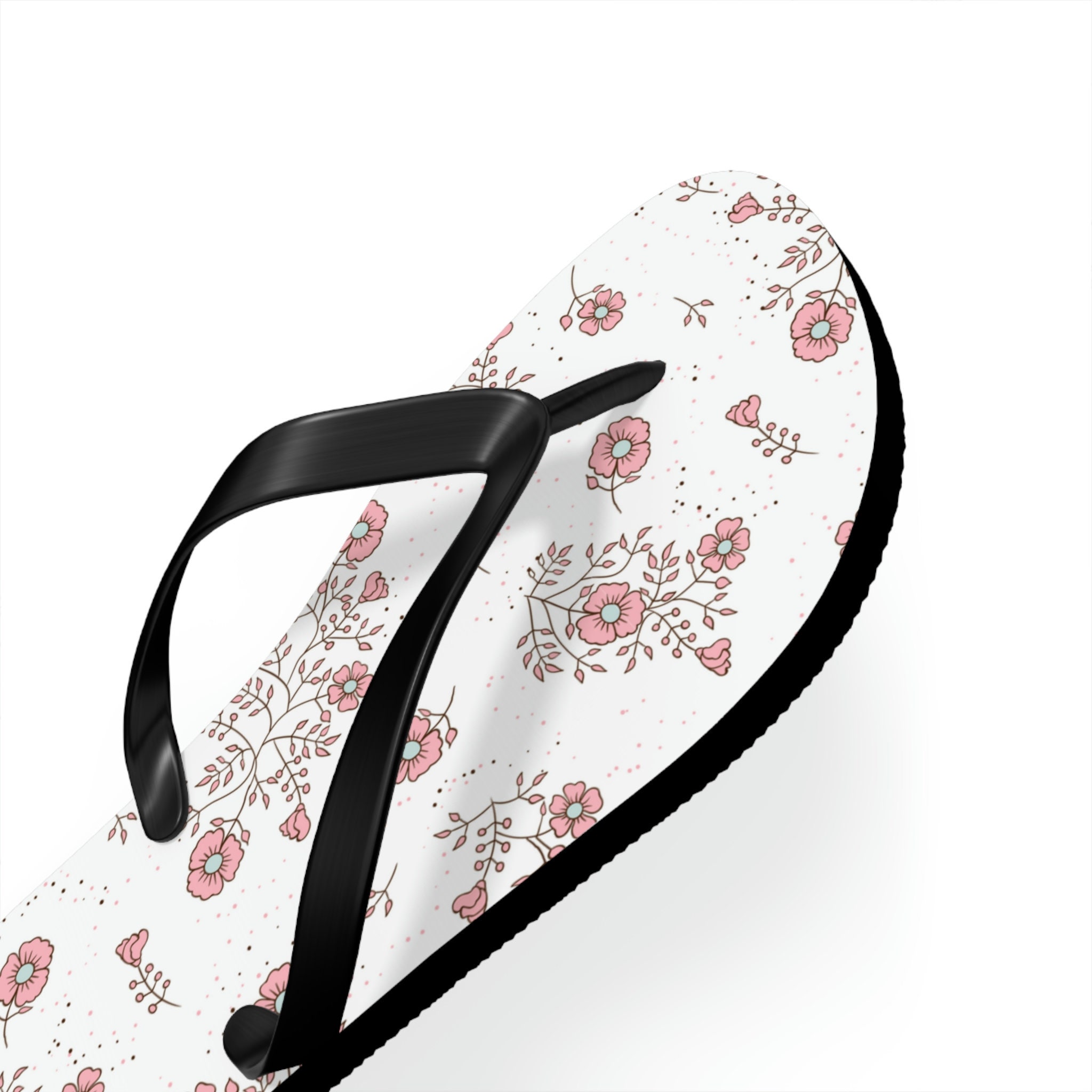 Sakura Flip Flops, Japanese Inspired Floral Sandals for Women, Sakura ...