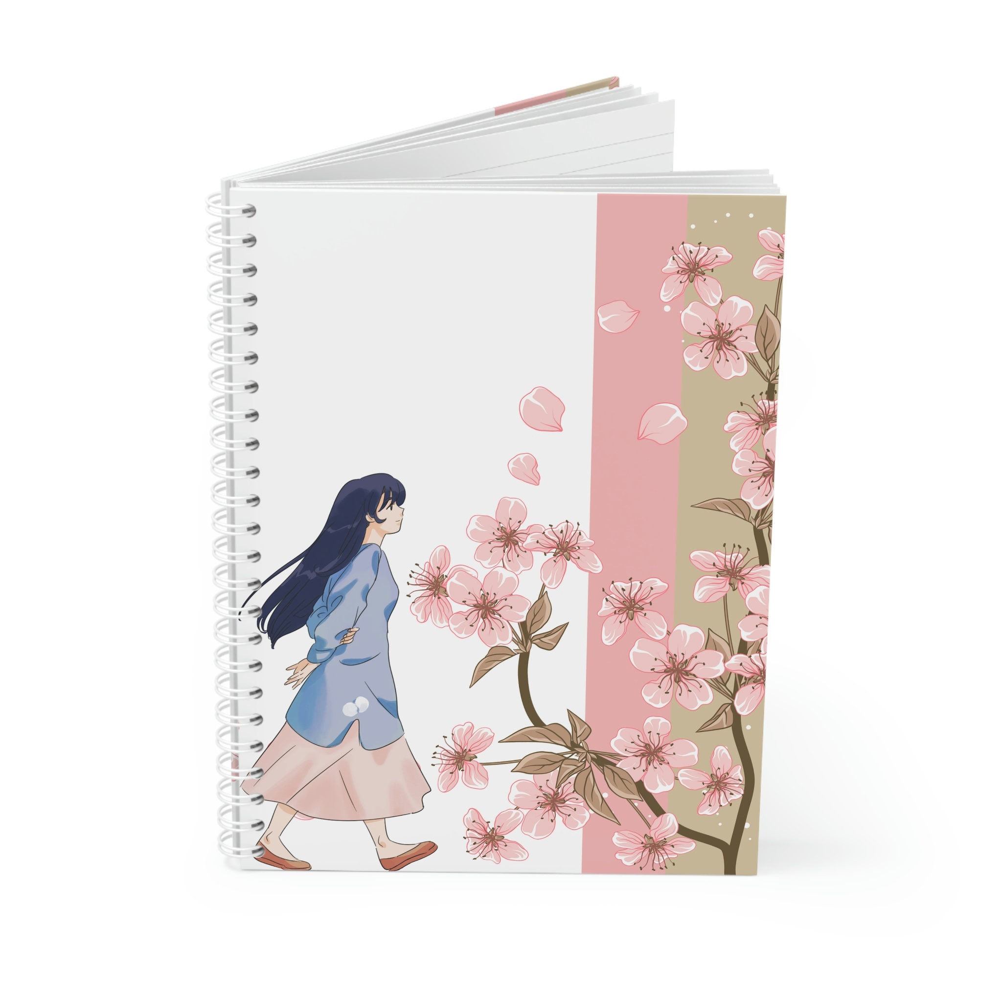 Anime Spiral Notebook Sakura Spiral Notebook Cute Romantic Spiral ...