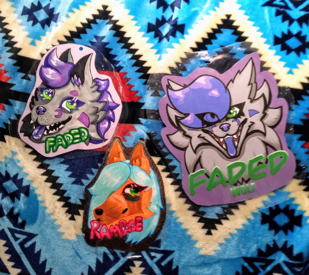 Custom Furry and Cosplay Badges - Etsy