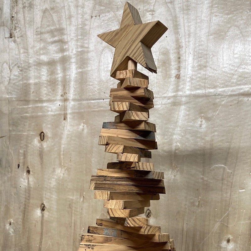 Spiral Wooden Tree - Etsy