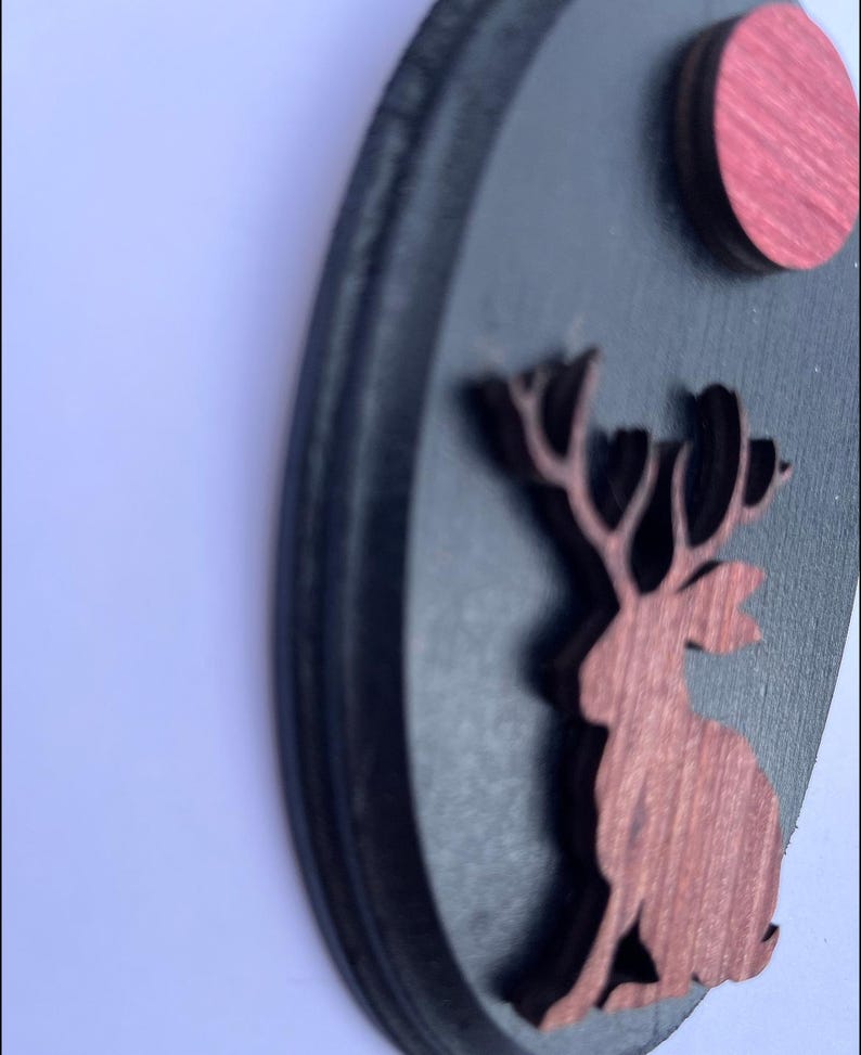 Jackalope Cryptid Mini Art Home Midwestern Art Object Whiskey Loving ...