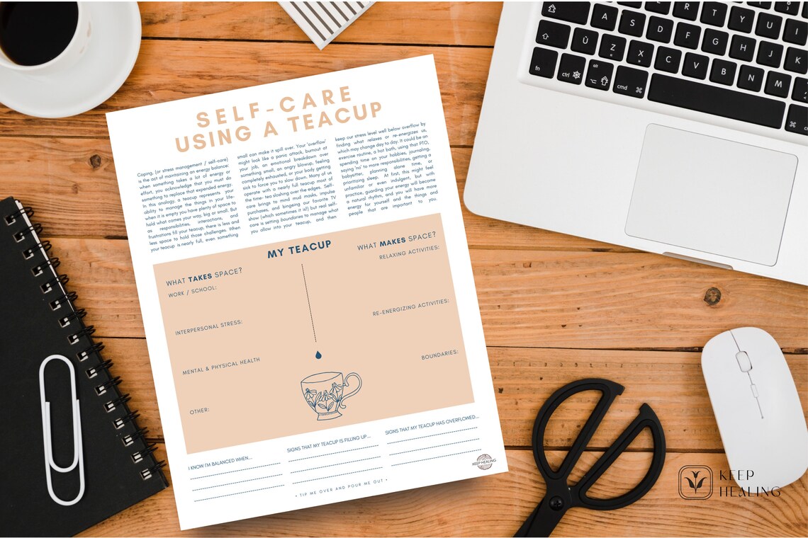 Self Care & Stress Management Printable PDF | Coping | Burnout ...