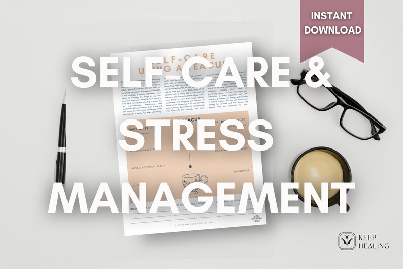 Self Care & Stress Management Printable PDF | Coping | Burnout ...
