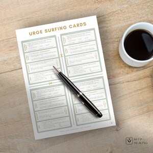 Urge Surfing Printable PDF | Cravings | Compulsions | OCD | Addiction ...