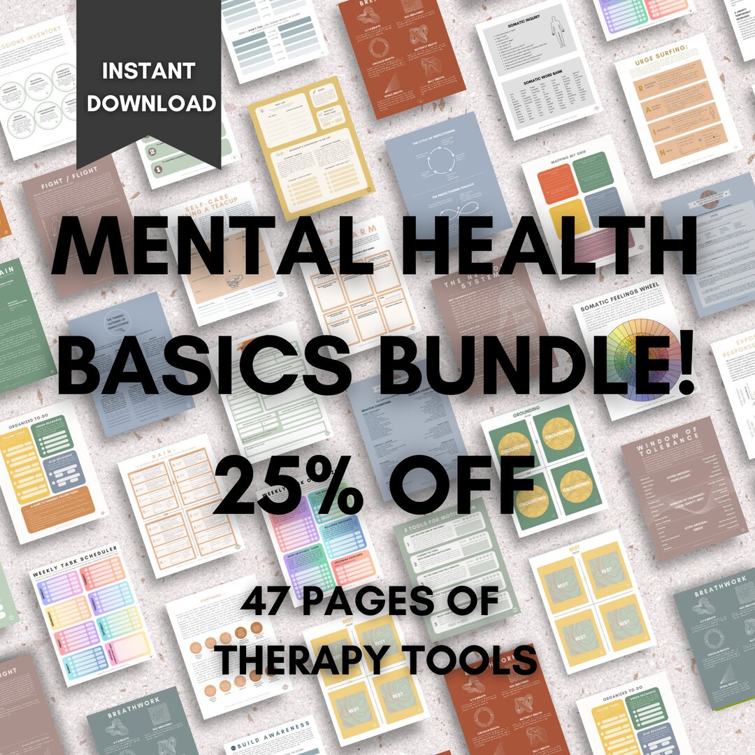 Mental Health Basics Bundle! 25% off | Mega Bundle | Mental Health ...
