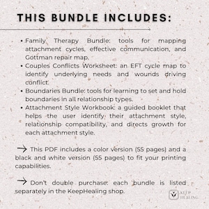 Family & Couples Mega Bundle Printable PDF | Boundaries | EFT ...