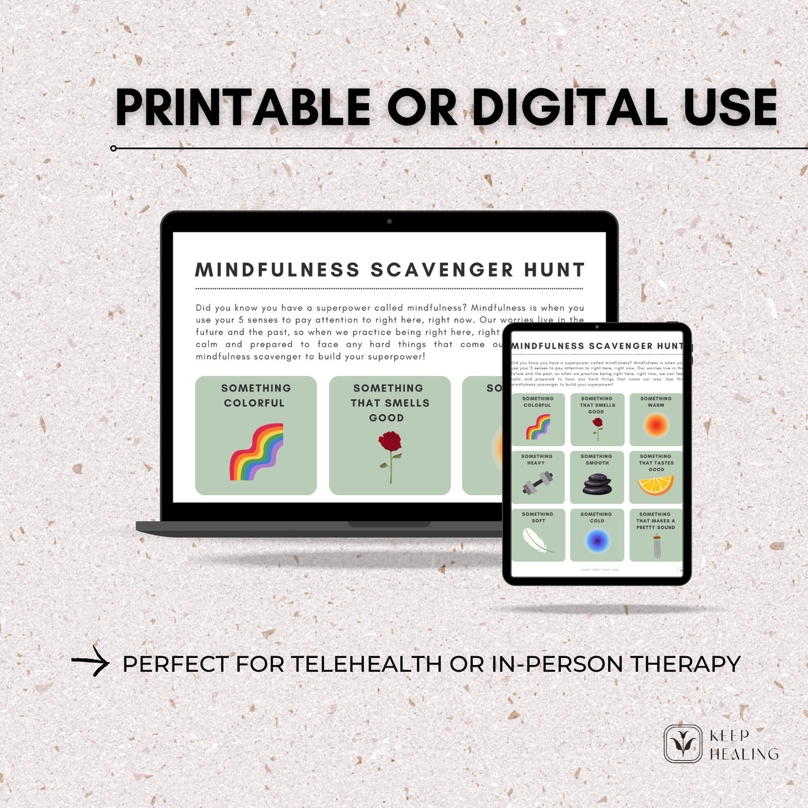 Mindfulness Scavenger Hunt Printable PDF | Mindfulness for Children ...