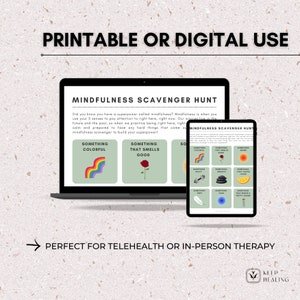 Mindfulness Scavenger Hunt Printable PDF | Mindfulness for Children ...